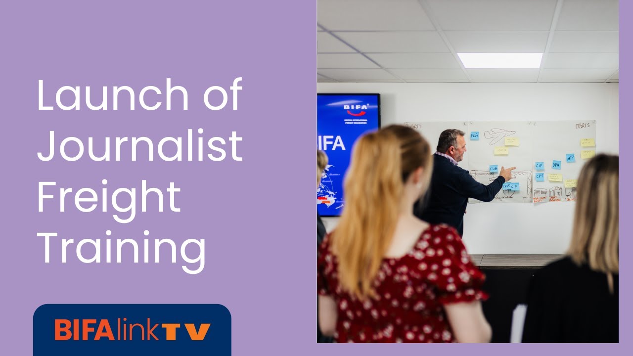 Launch of New Journalist Freight Training - YouTube
