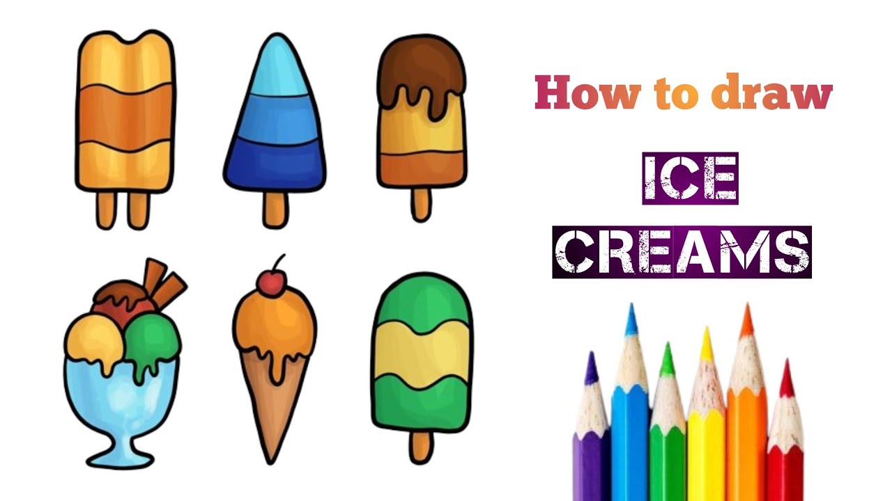 How to draw icecream step by step | Icecream 🍦 | Easy drawing for kids ...