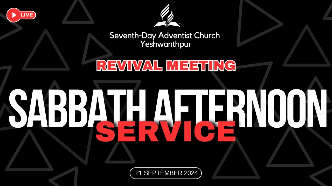 Are You Ready? || Revival Meeting || Sabbath Afternoon || 21 September ...