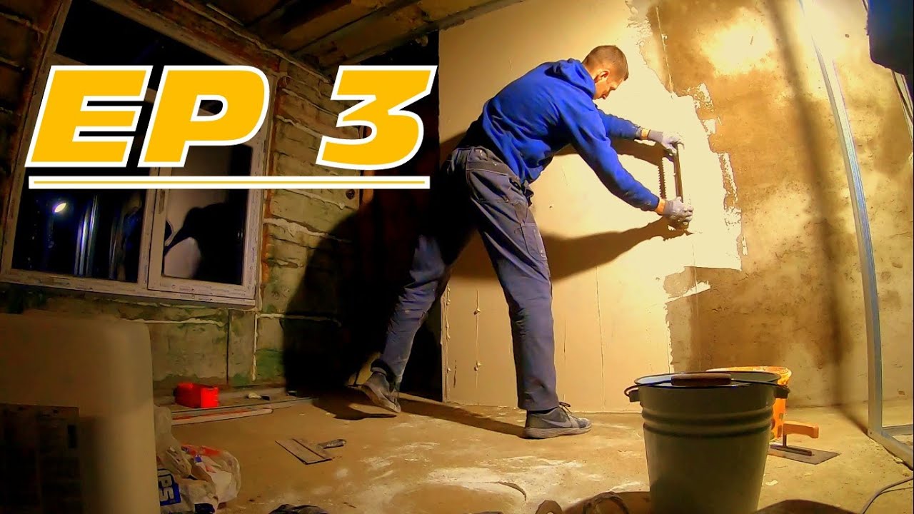 EP 3 House Renovation / Plaster / Filler / Cocstruction - YouTube