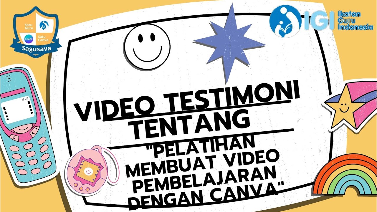 VIDEO TESTIMONI TENTANG PELATIHAN MEMBUAT VIDEO PEMBELAJARAN DENGAN ...