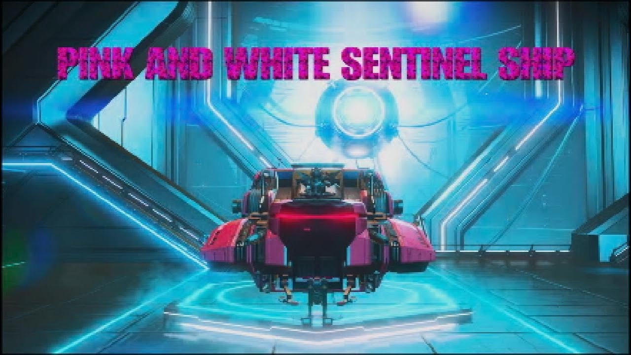 AMAZING PINK AND WHITE SENTINEL SHIP! NMS - YouTube