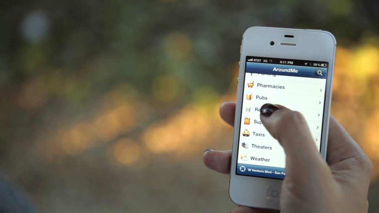AroundMe helps you find just about anything nearby - YouTube