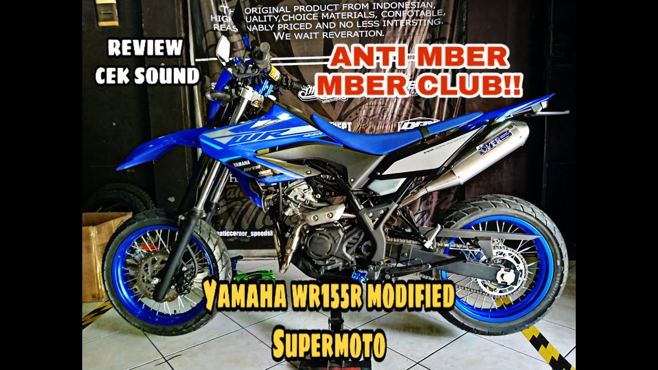 YAMAHA WR155R MODIFIED SUPERMOTO Review - YouTube
