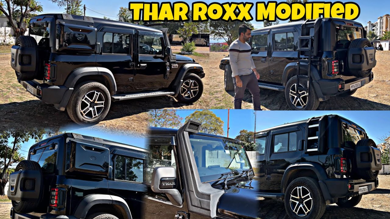 Mahindra Thar Roxx Modified | Thar Roxx Modified | Defender style Box ...