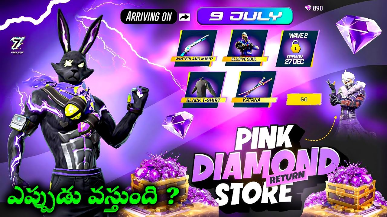 Pink Diamond Store 7th Anniversary 🤯| Pink Diamond Store Date🤫 | Pink ...