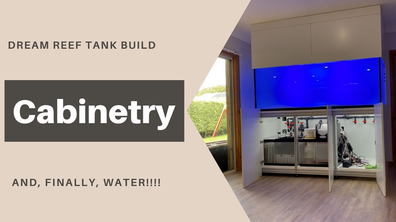 Dream Reef Tank - Cabinetry and WATER! - YouTube