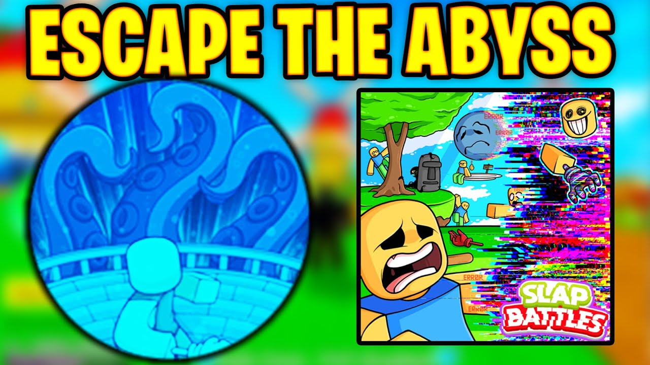 How To Get THE ESCAPE THE ABYSS BADGE + KRAKEN GLOVE in SLAP BATTLES in ...