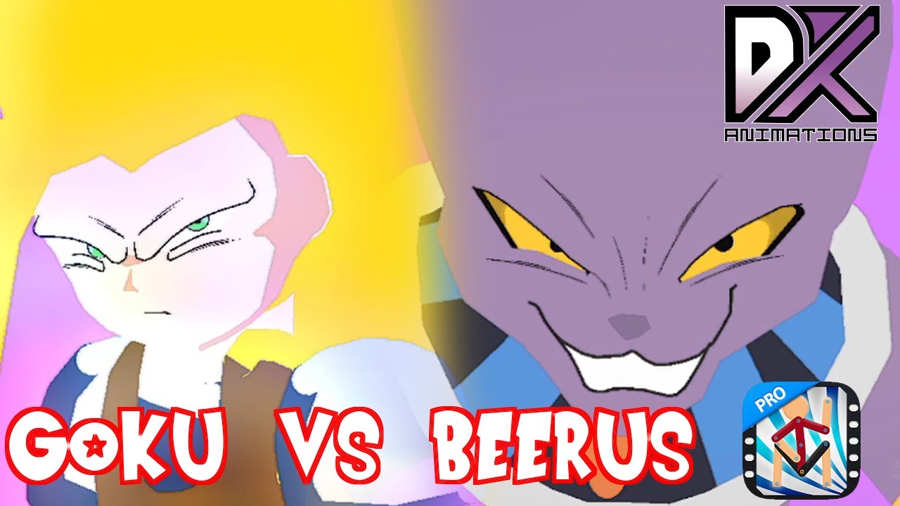Goku vs Beerus Sticknodes Animation (Discontinued) - YouTube