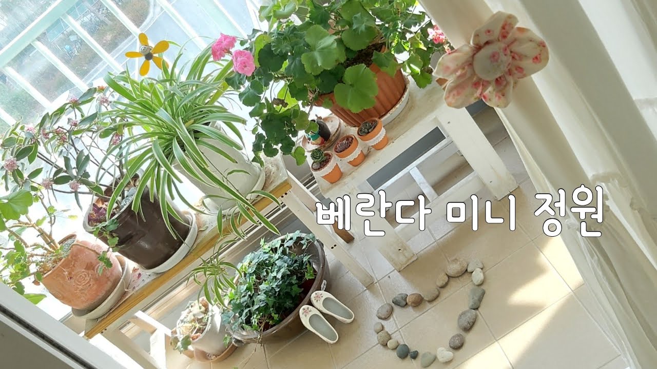 ♡21평 베란다 미니 정원 Youtube