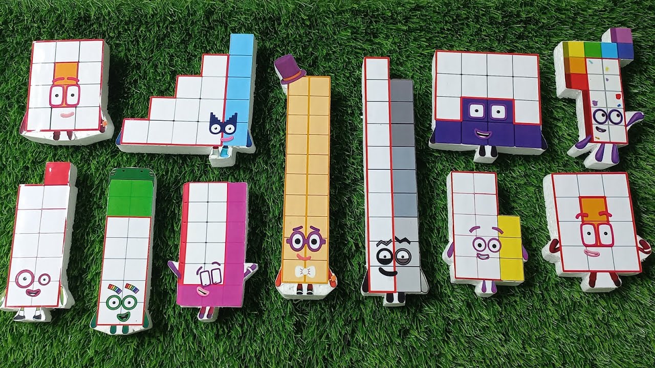 #1043 Satisfying Asmr Numberblocks 10-20 and Alphablocks Numberlore ...