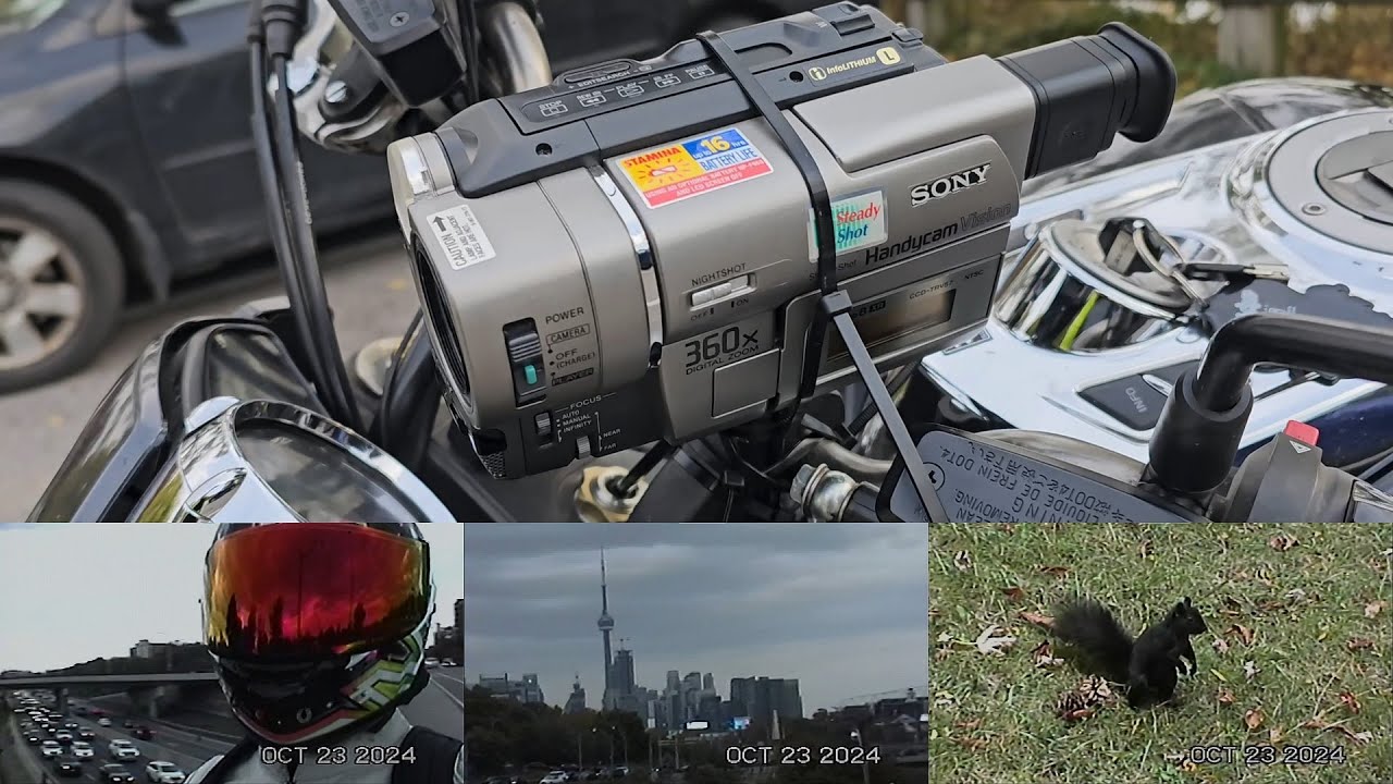 Using a 1999 Sony Handycam Vision camcorder in downtown Toronto (and as ...