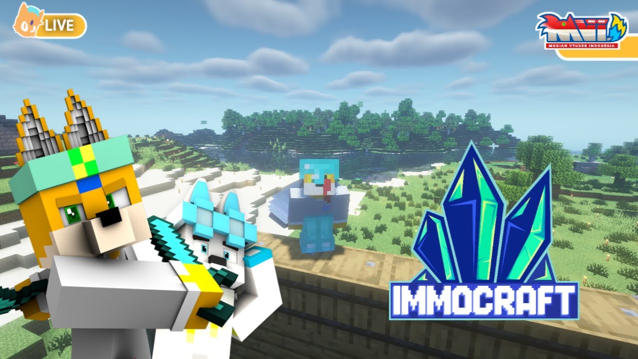 Lanjut Iron golem Farm Deh - IMMOCRAFT [ Mobian Vtuber ID ] - YouTube