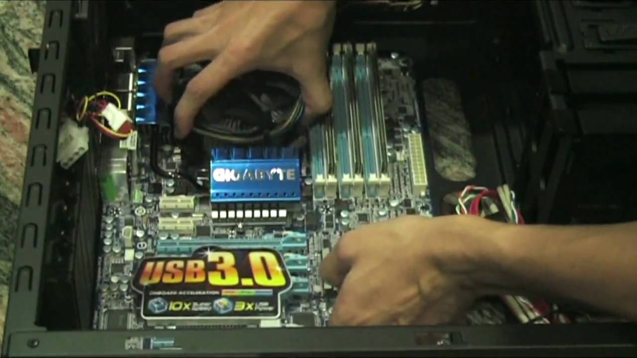 Calvin builds his computer for the first time - YouTube