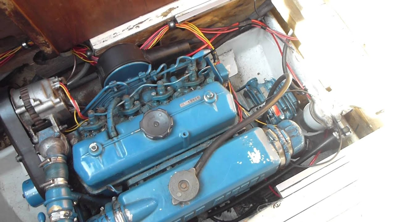 Sabb M4.140, first start with new electrical. - YouTube