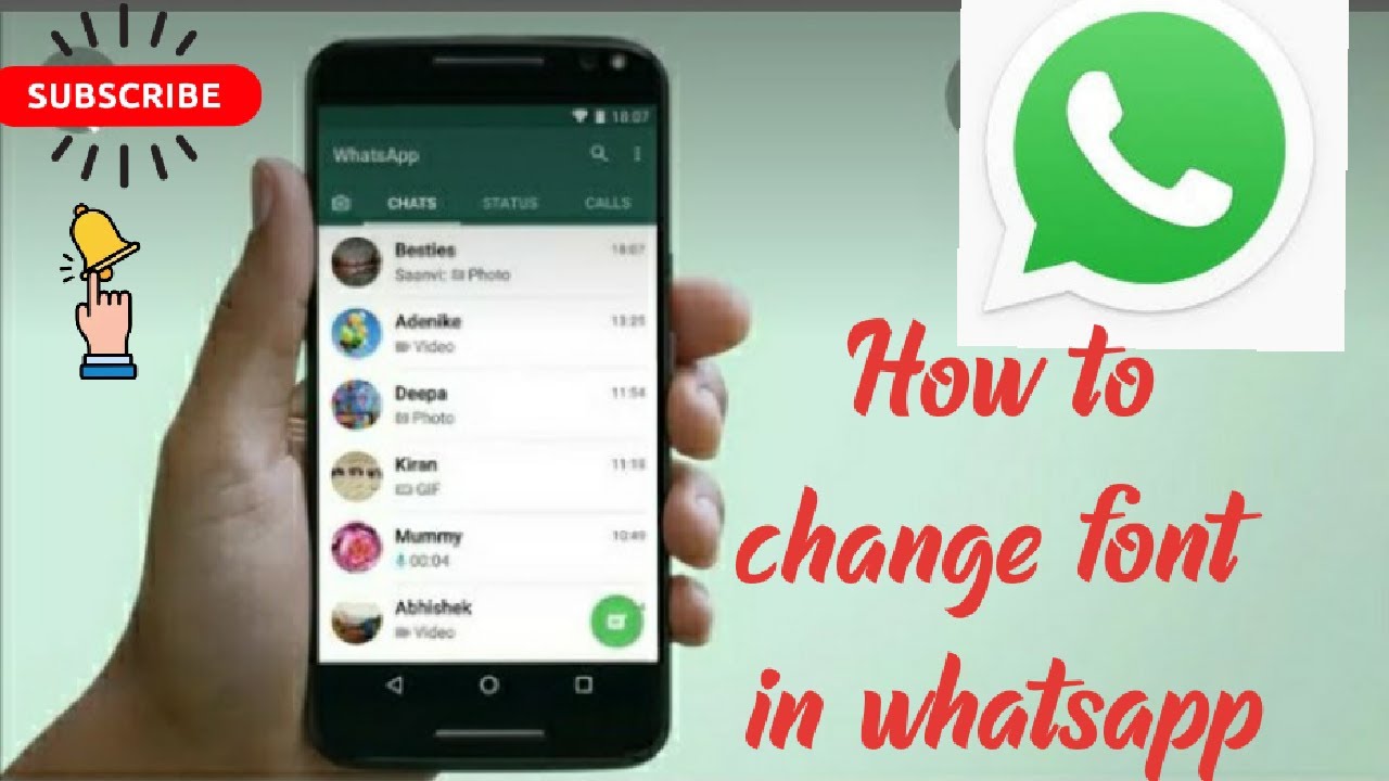 How To Change Font In Whatsapp Without Any App advanced Info YouTube How To Change Font In Whatsapp Without Any App advanced Info YouTube
