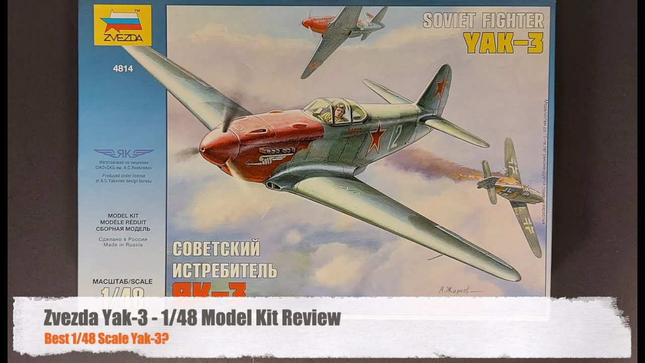 Zvezda 1:48 Yak-3 Review - Best 1/48 Yak-3 Model Kit? - YouTube