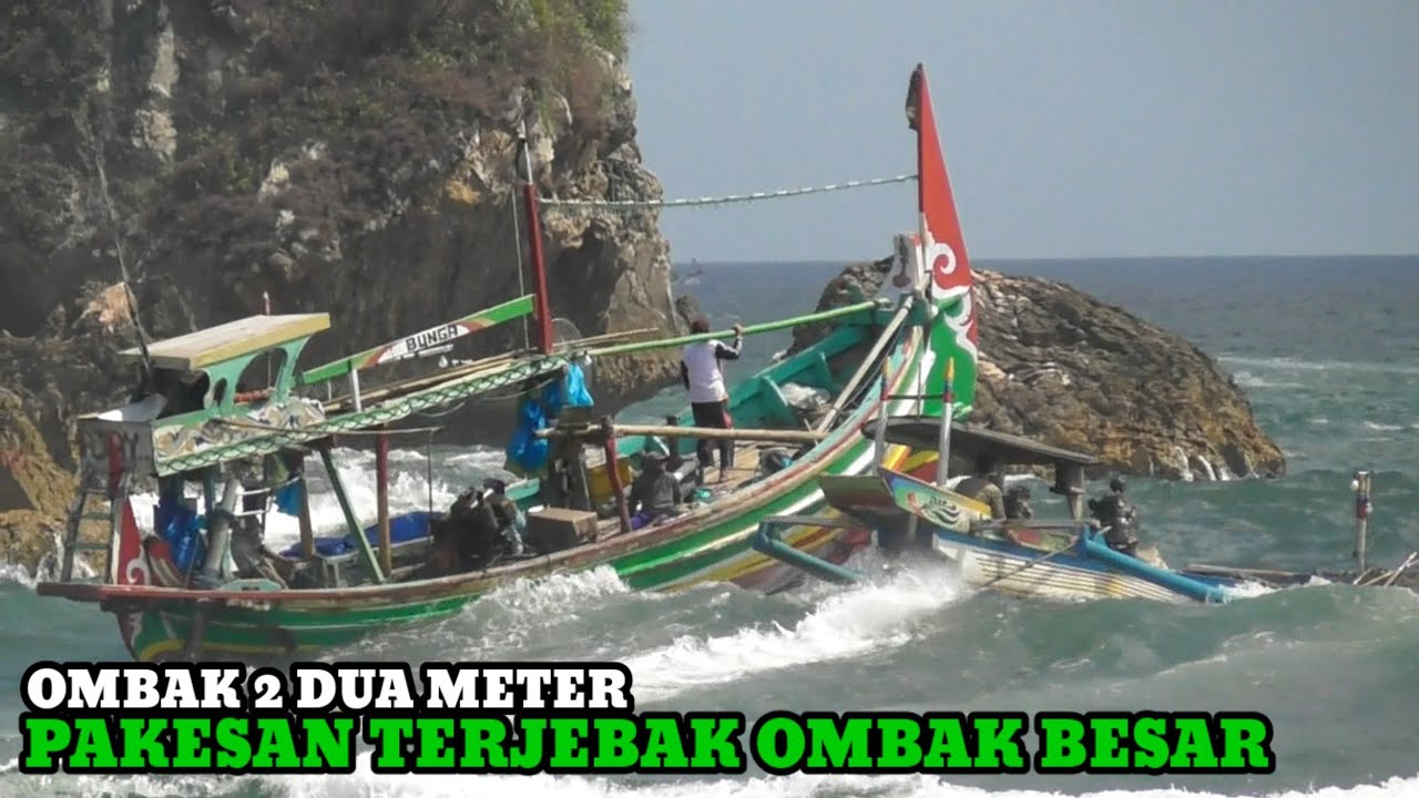 OMBAK 2 DUA METER ....PAKESAN TERJEBAK OMBAK BESAR 22/9/2023 JUM'AT ...