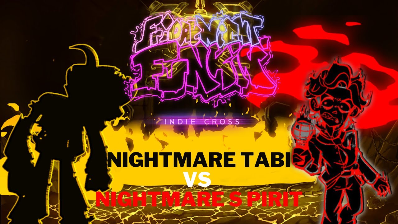 FNF Indie cross :Despair Metal: But Nightmare Tabi & Nightmare Spirit ...