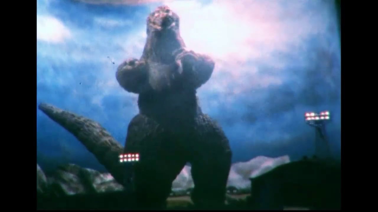Wolfman vs Godzilla ( Godzilla Attacks JSDF) Fully Restored Scene - YouTube