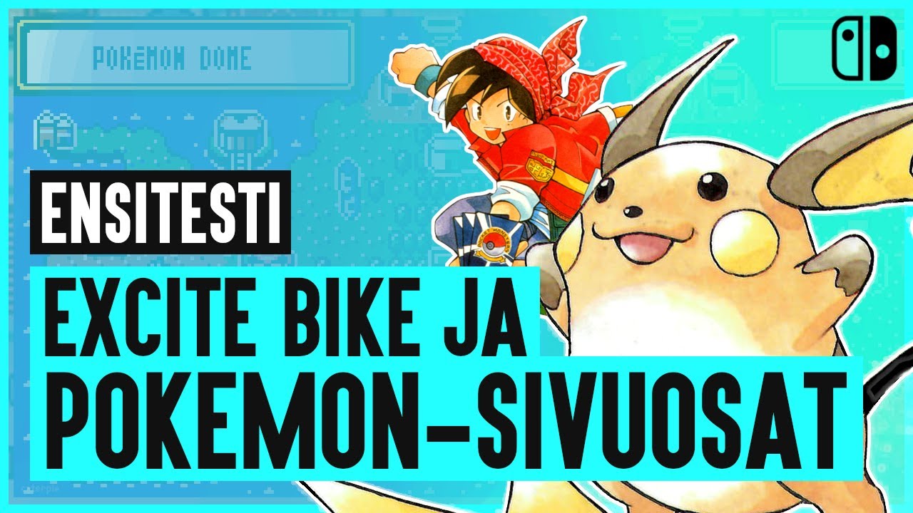 Ensitestissä Switch Onlinen Pokémon-uutuudet ja Excite Bike 64 - YouTube