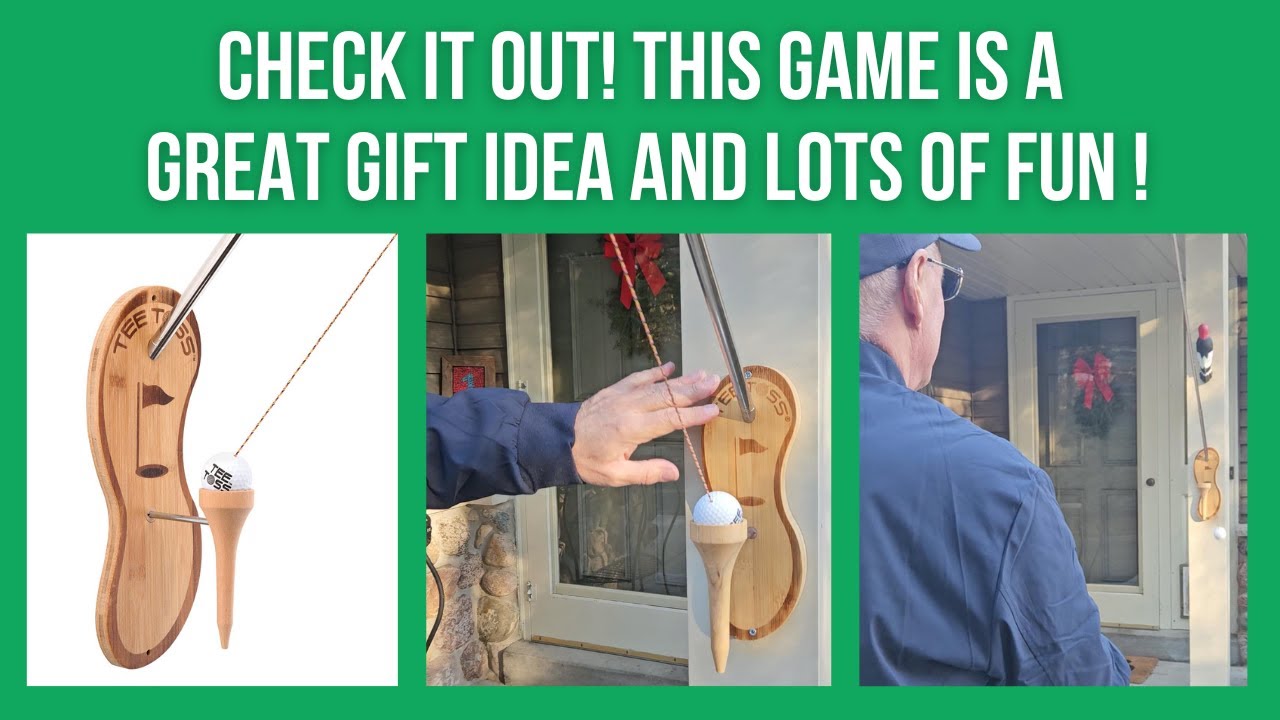 Check Out This Tee Toss Game! - YouTube