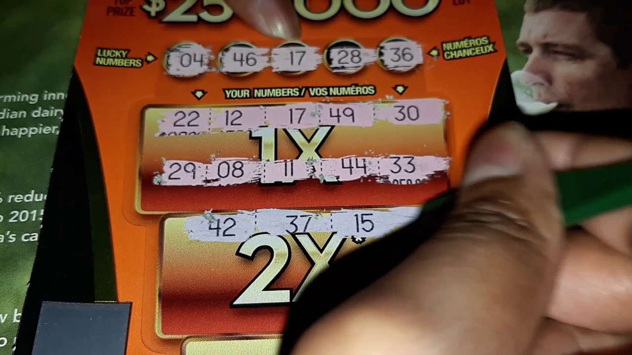 New OLG Scratch Ticket - 25X Multiplier - Winner - YouTube
