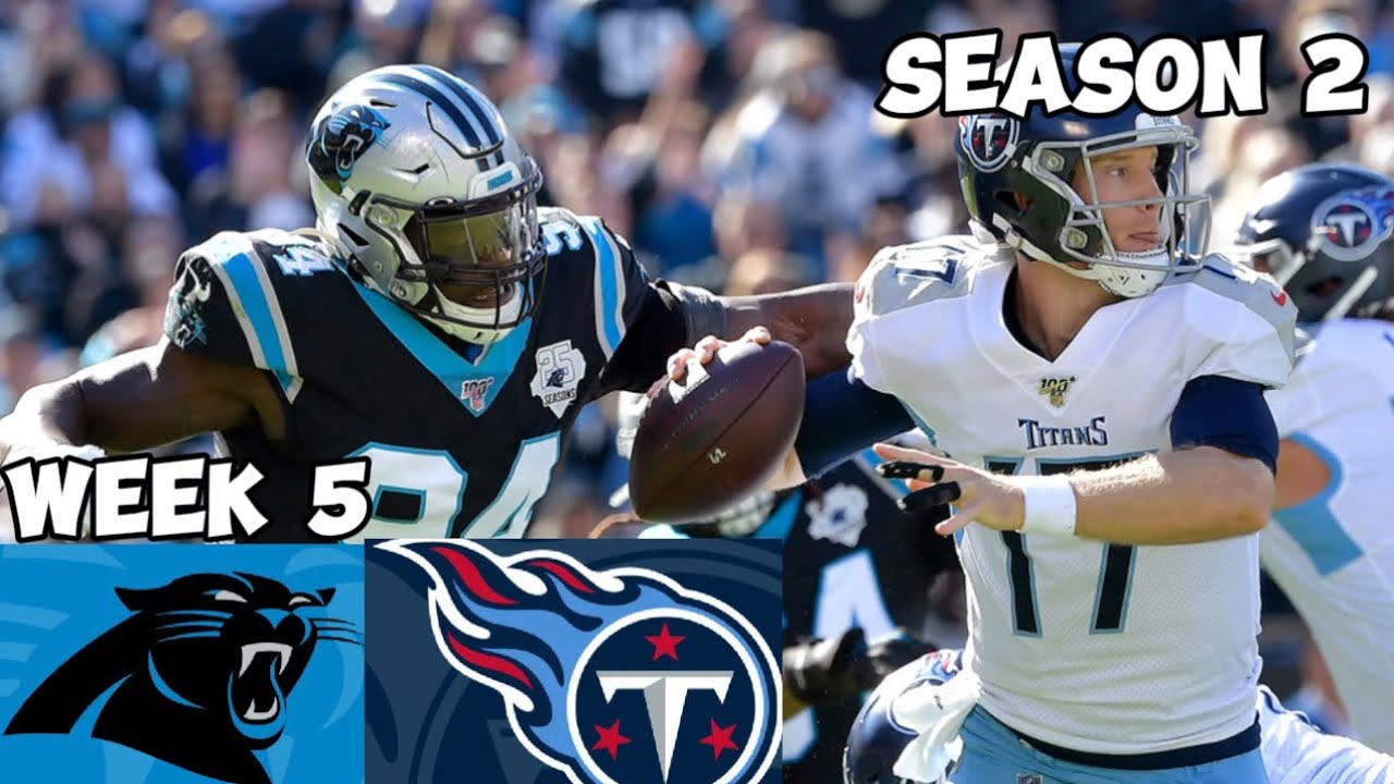 Panthers vs Titans | Week 5 | NFL Season 2 - YouTube