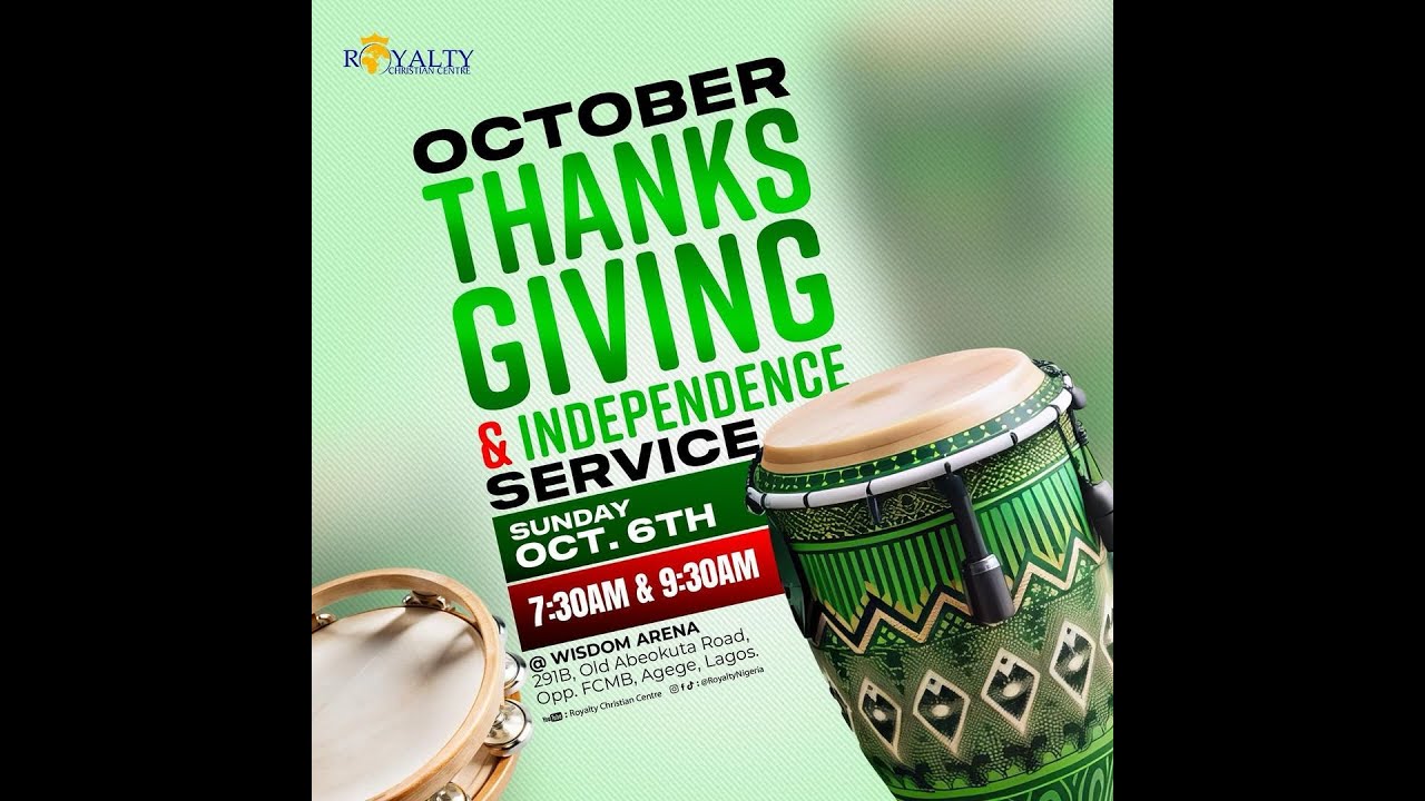 OCTOBER THANKSGIVING (SUNDAY SERVICE) 06-10-2024 - YouTube