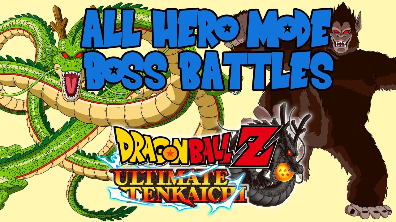 Dragon Ball Z Ultimate Tenkaichi - All Hero Mode Boss Battles 【HD ...
