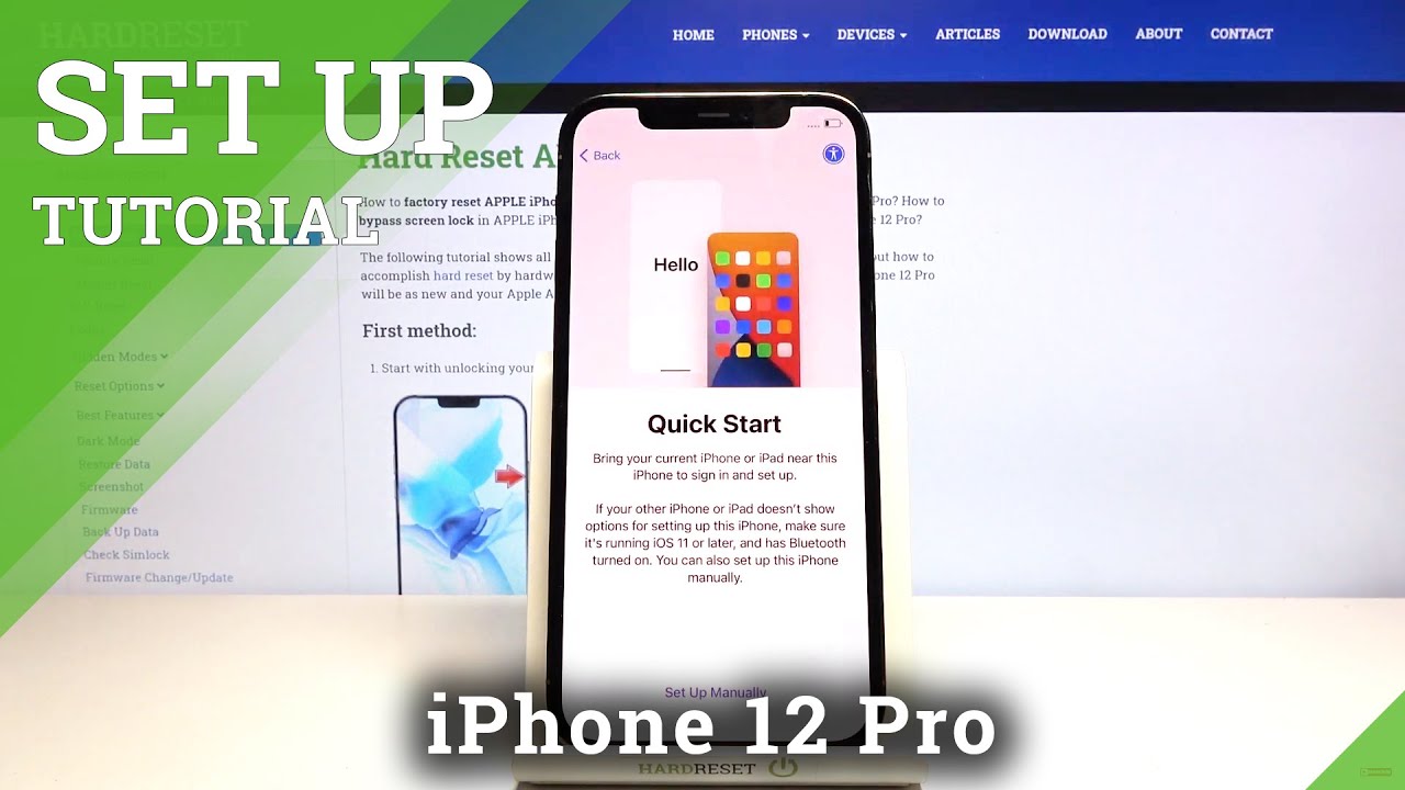 How to Set Up iPhone 12 Pro – Activation & Configuration - YouTube