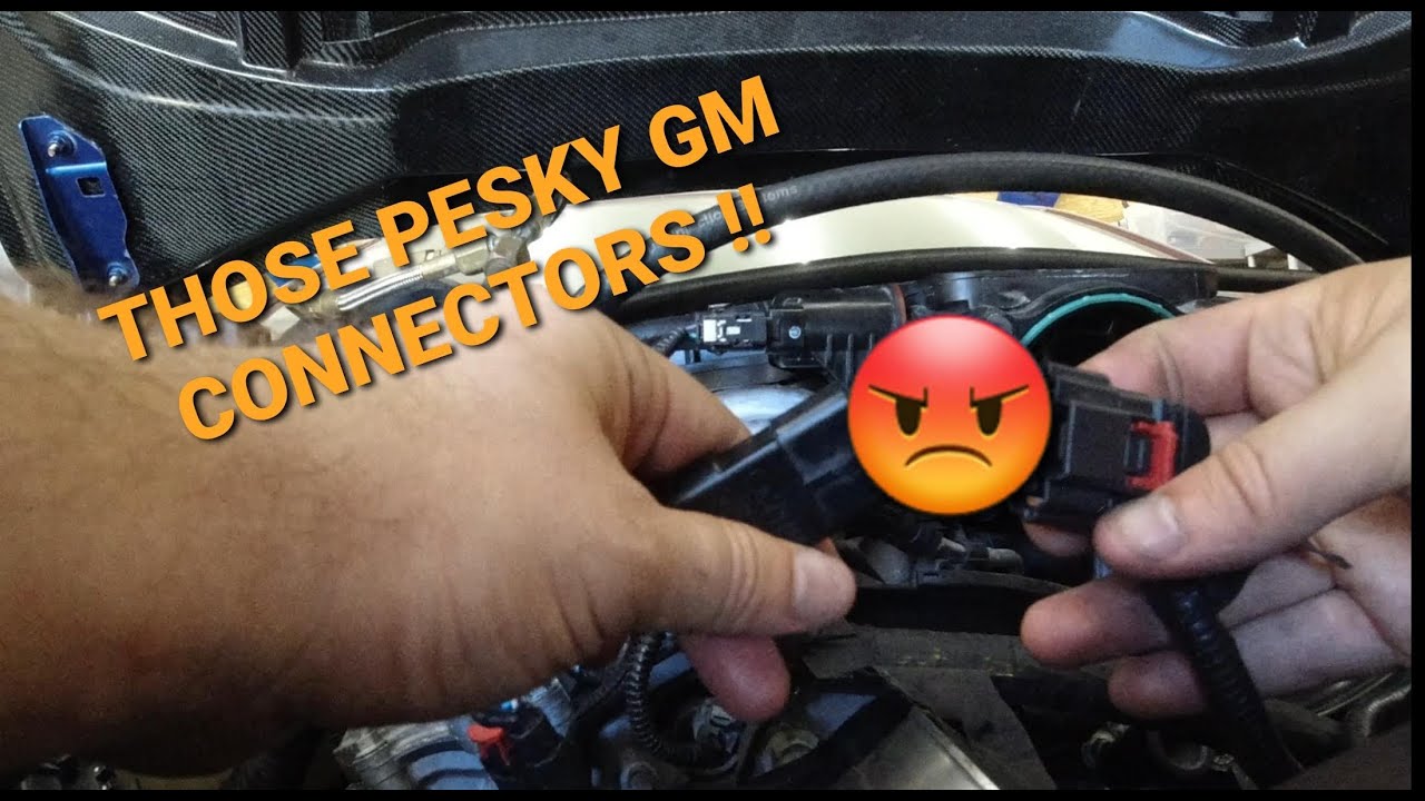 How To Unclip Those Annoying GM/Chevy Connectors White Red and Gray ...