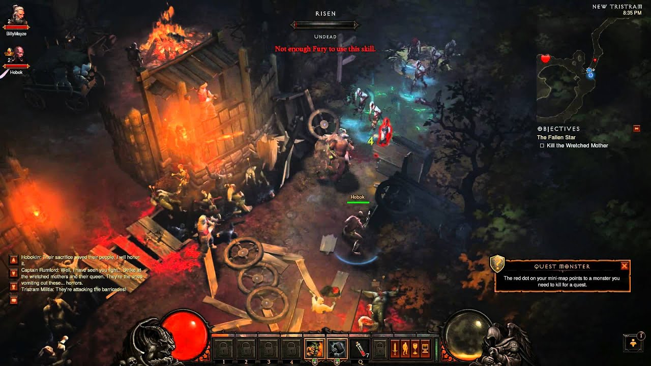 Diablo 3 Beta Barbarian Playthrough part 1 1080p - YouTube