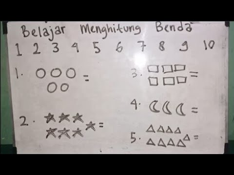 Belajar Berhitung Untuk Anak - Anak Tentang Menghitung Jumlah Benda ...