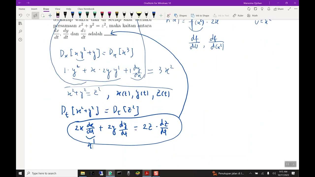 2023 MA1101 Matematika 1A K02 17102023 Tutorial 5 part 1 - YouTube