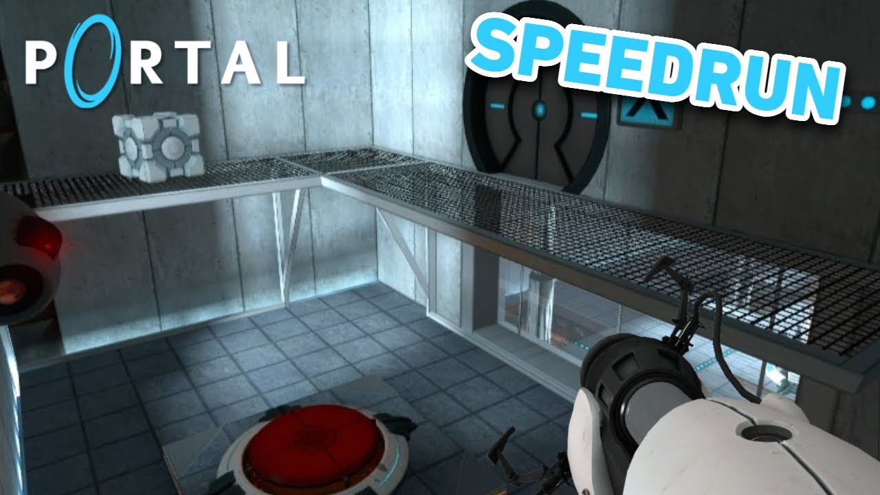 Speedruning Portal for the first time! - YouTube