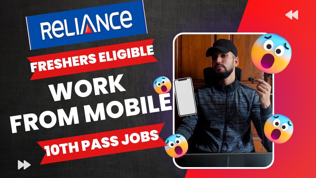 Reliance Work From Home Job | Part Time Work From Home Job | 10th Pass ...