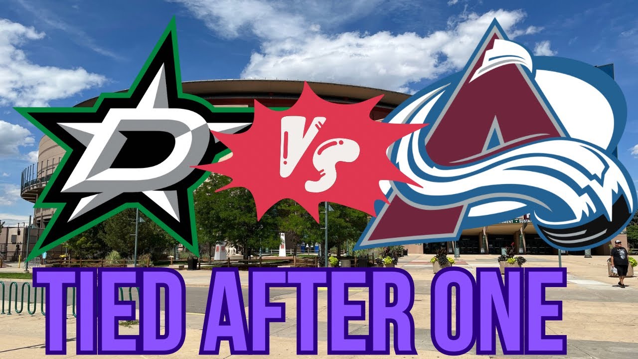 Stars & Avs Tied 1-1 After 1: Early Stats Breakdown #nhl #dallasstars # ...