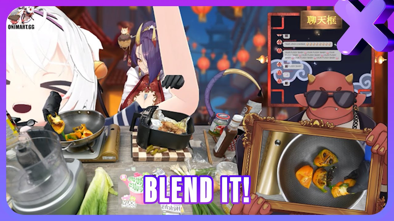 Filian Gets OniGiri To Make Horrendous Food - YouTube