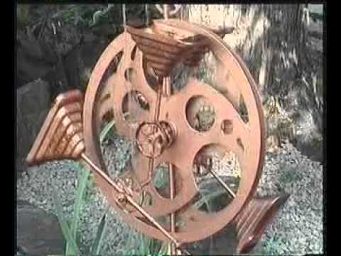 Trickle, kinetic water sculpture - YouTube