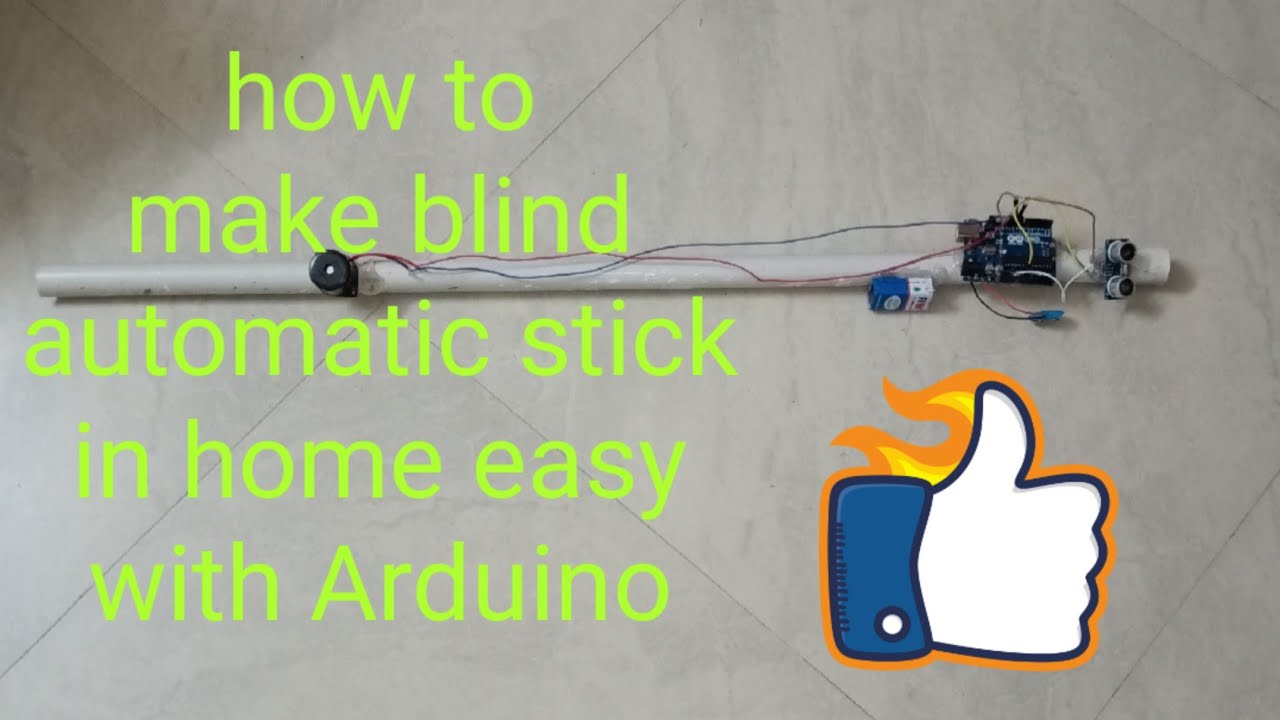 how to make blind automatic stick in home easy - YouTube
