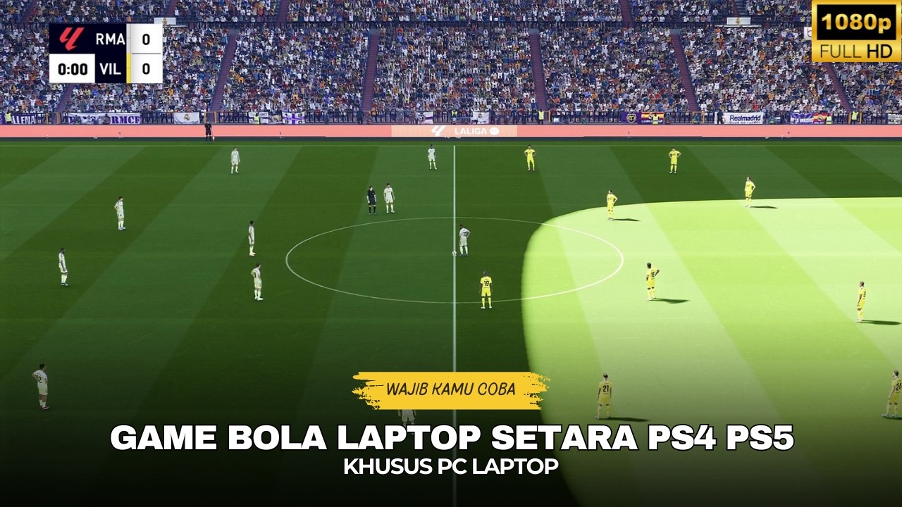 KEREN BANGET🔥MAIN GAME BOLA SETARA PS5 DI LAPTOP !! AUTO GA USAH KE ...