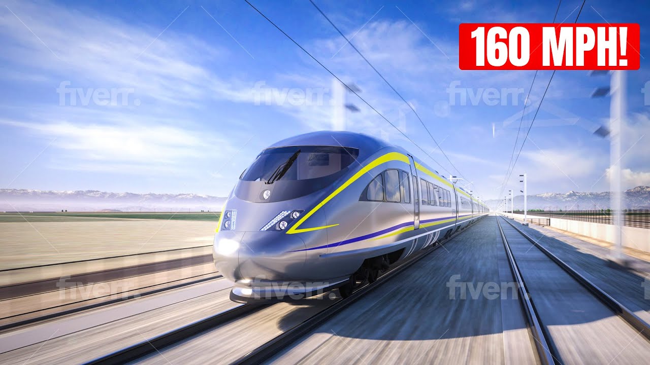 The United State's New High Speed Cross Country Rail Line! - YouTube