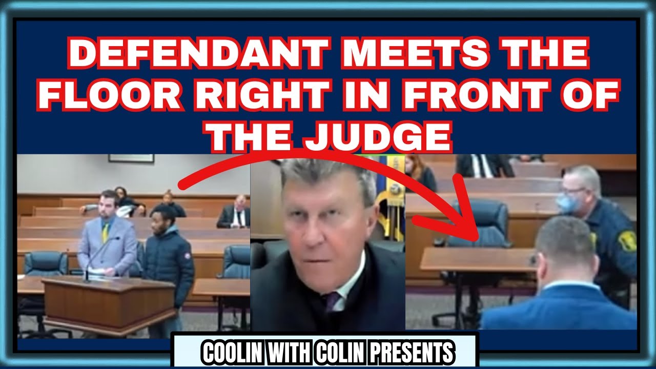 Defendant Gets Tackled And Threatened With Taser In Front Of Judge Dad ...