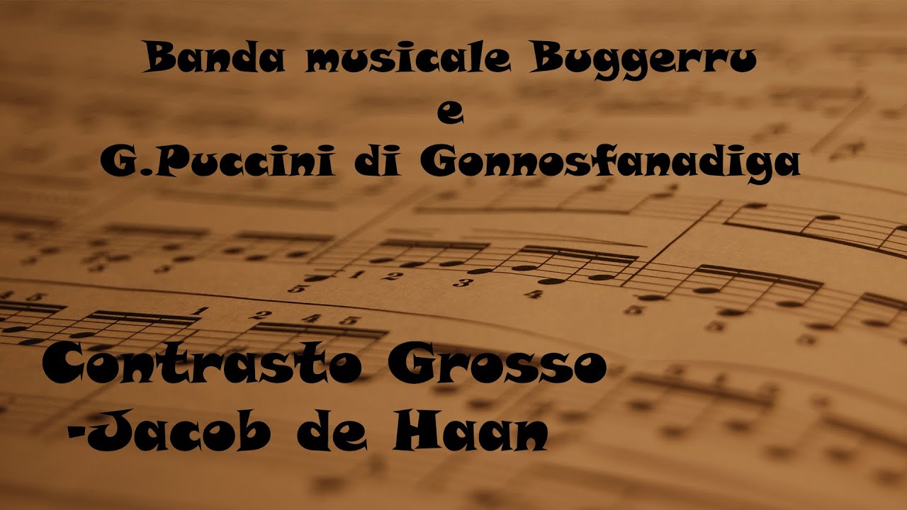 Contrasto grosso - Jacob de Haan - YouTube