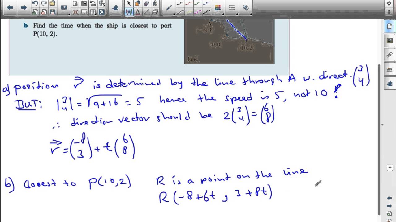 IB Vectors Distance to ship at sea - YouTube