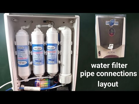 water purifier pipe connections - YouTube