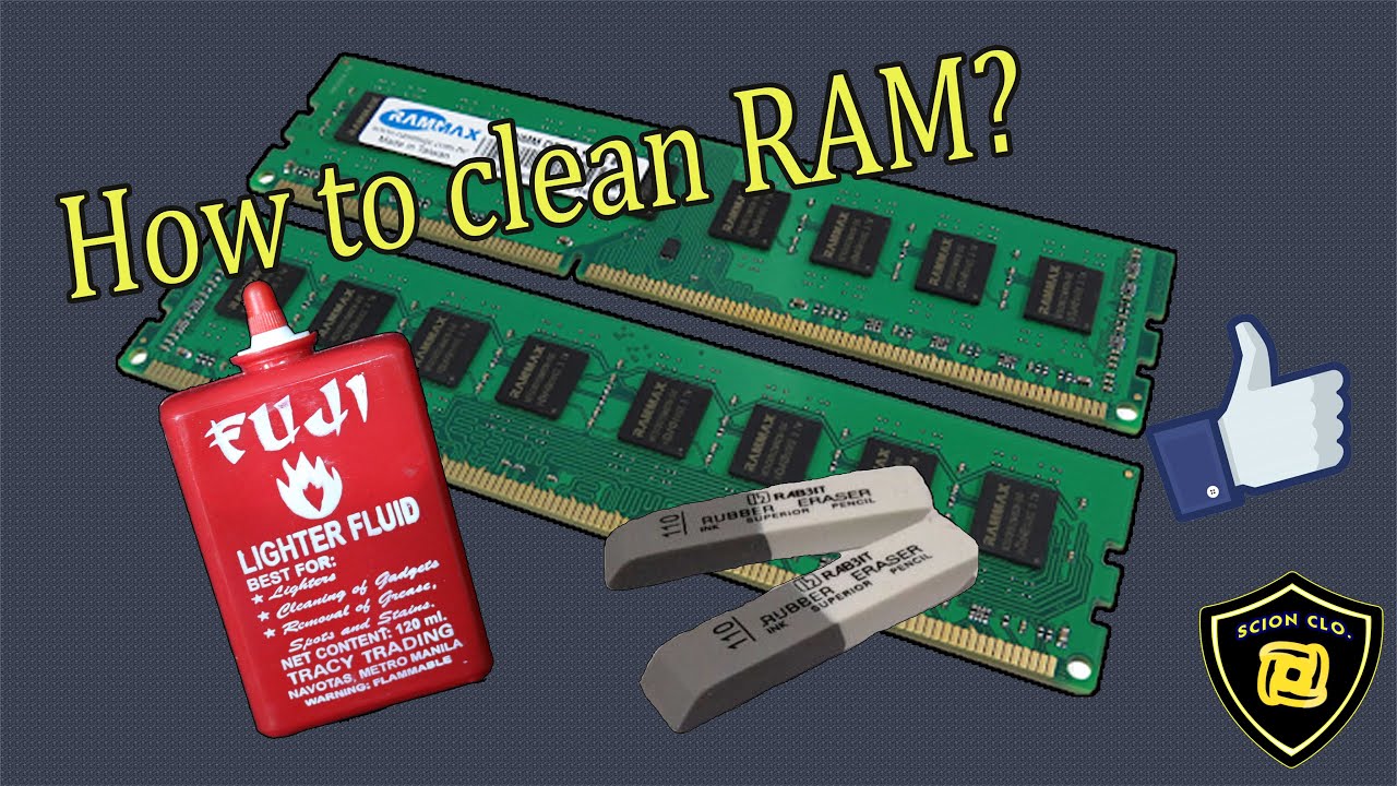 How to clean your PC RAM? II Paano linisin ang RAM? II Scion Tv - YouTube