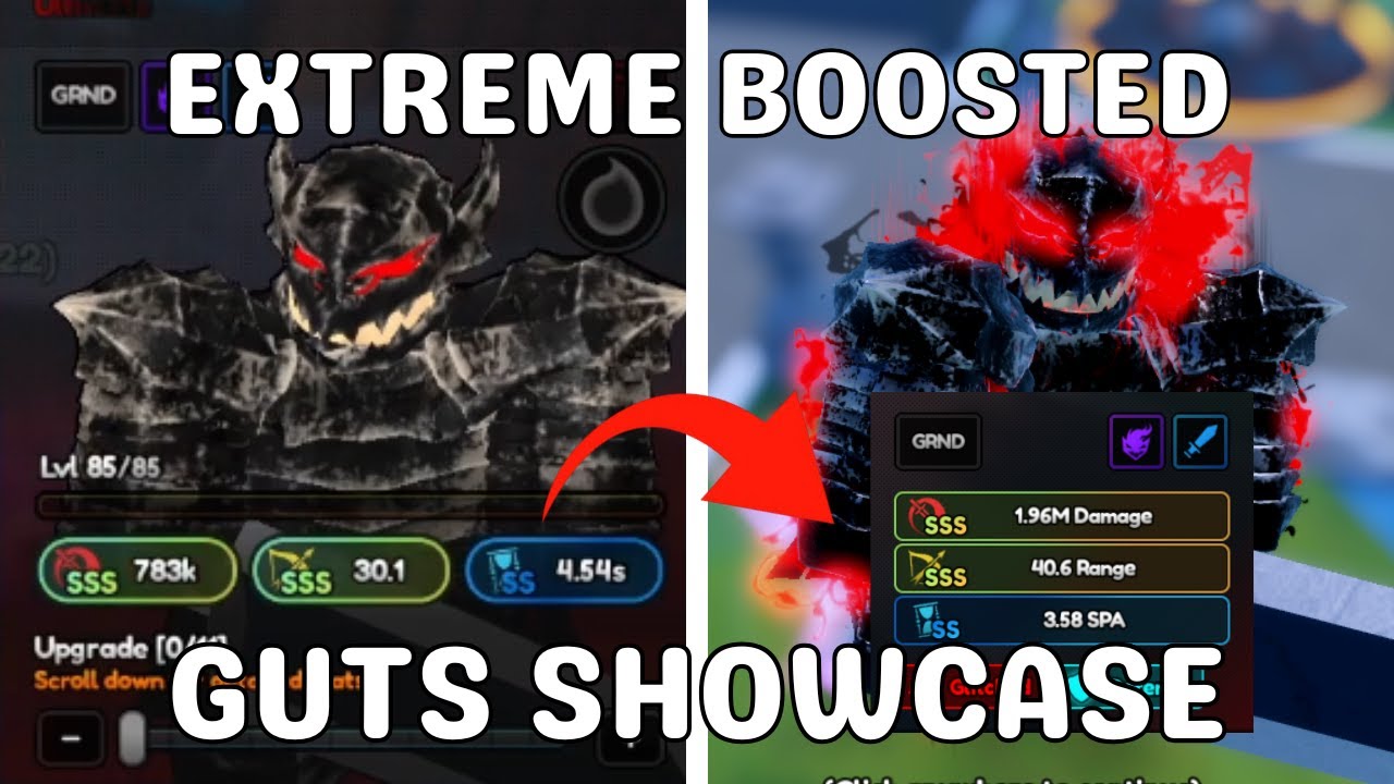 EXTREME BOOSTING MY GLITCHED GUTS in ANIME LAST STAND!! - YouTube