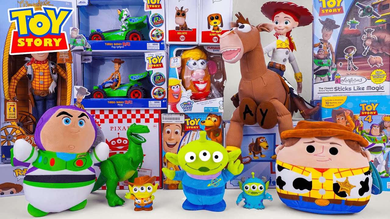 Unboxing Disney Pixar Toy Story toy collection ASMR | Disney Pixar Toy ...